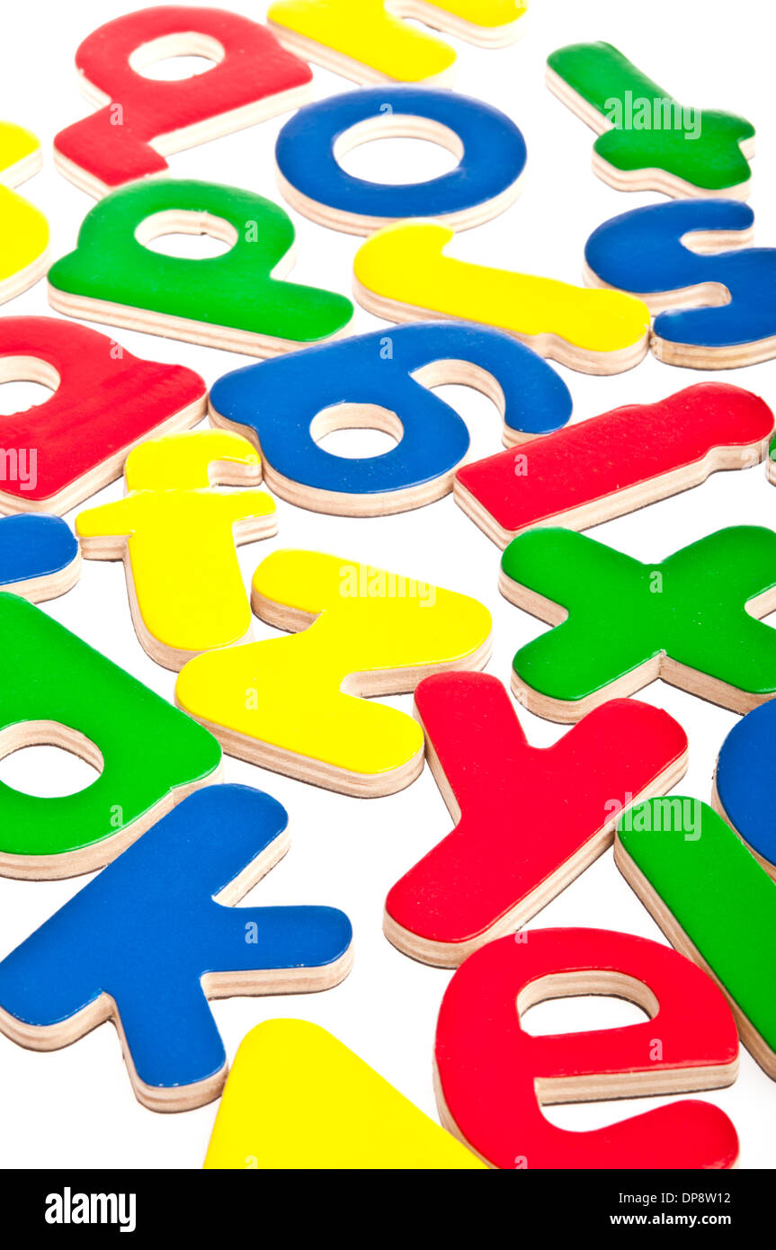 colorful alphabet letters Stock Photo - Alamy