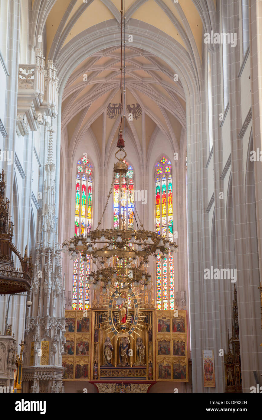 Interior of Cathedral of St Elizabeth, Kosice, Kosice Region, Slovakia ...