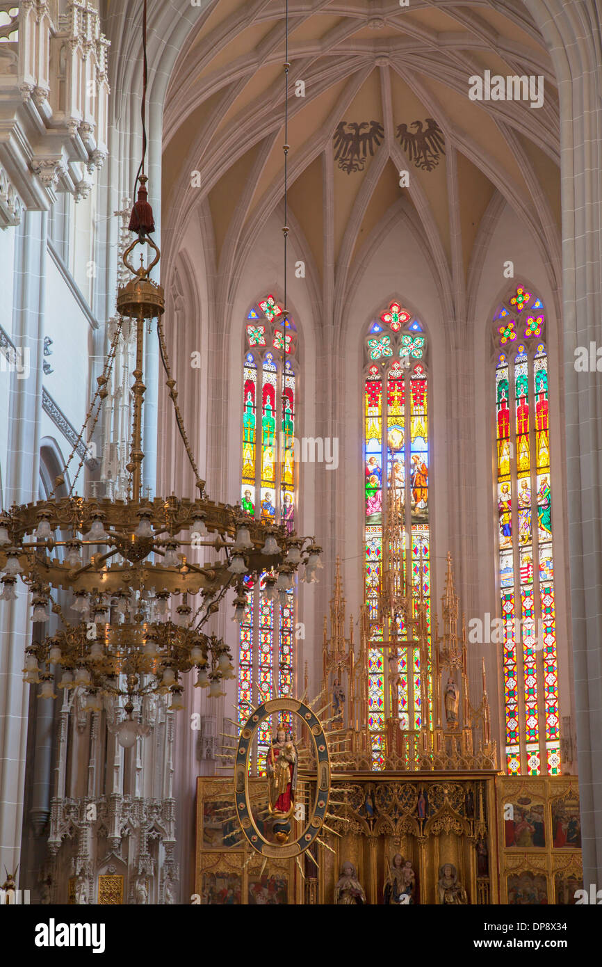 Interior of Cathedral of St Elizabeth, Kosice, Kosice Region, Slovakia ...