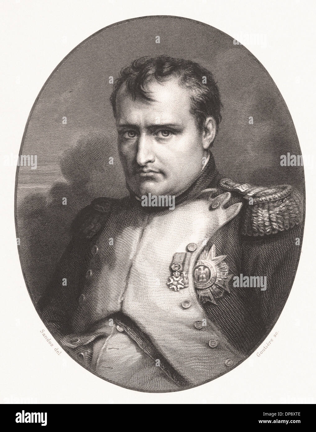 Napoleon Bonaparte - French Engraving XIX th Century Stock Photo - Alamy