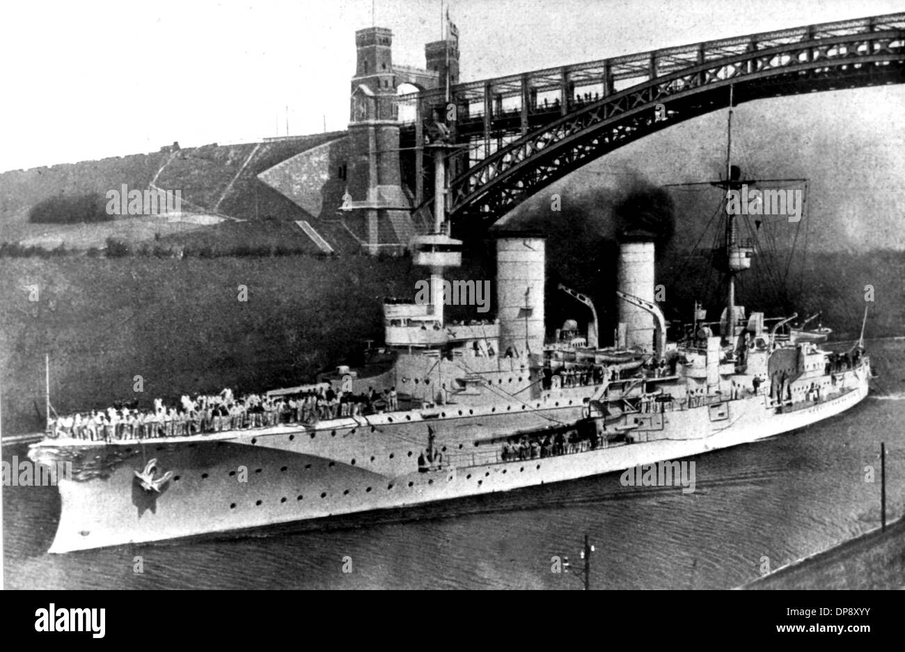 The armoured cruiser S.M.S. (German abbreviation for "His Majesty's ...