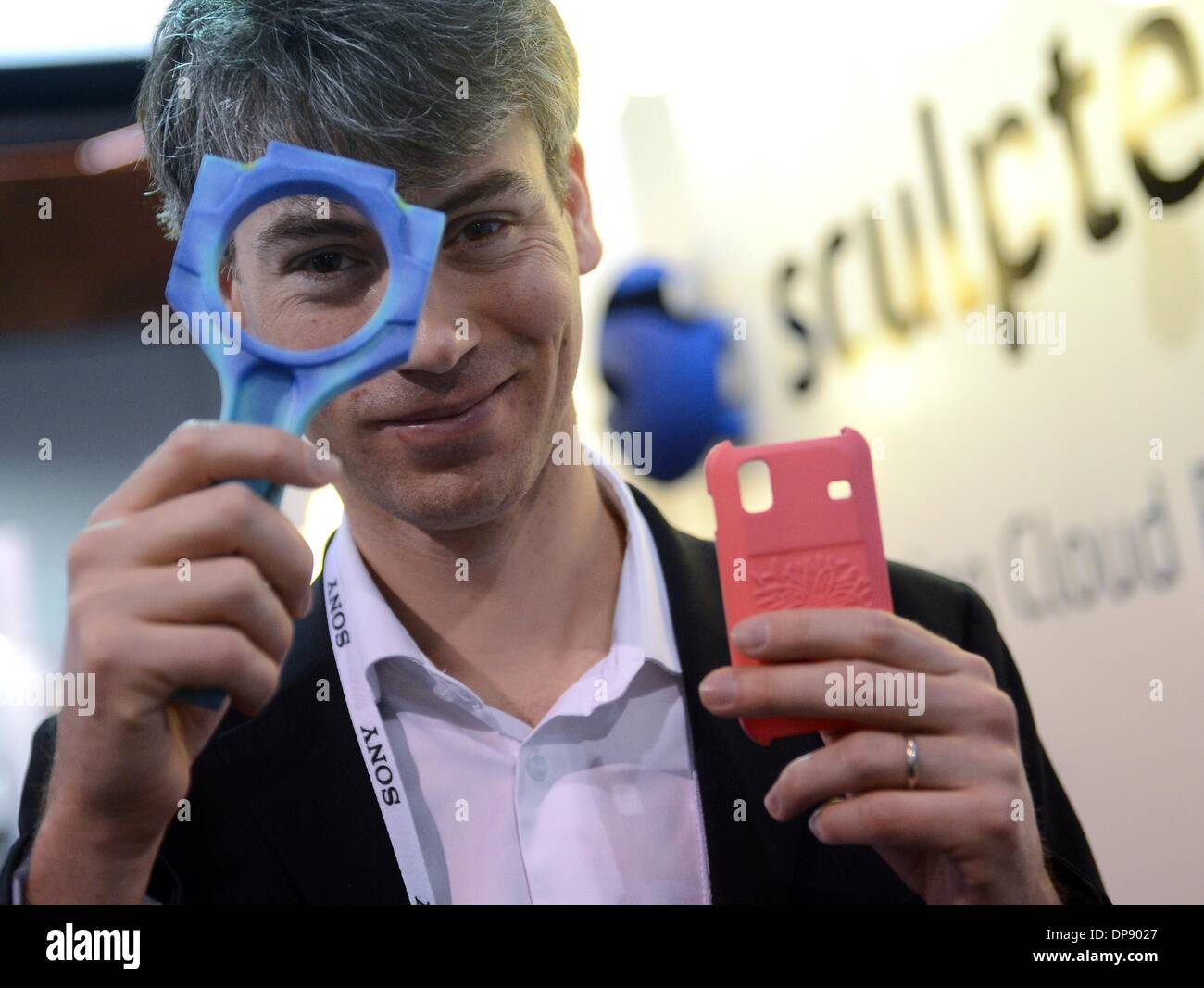 Las Vegas, USA. 07th Jan, 2014. Clement Moreau, founder of Sculpteo ...