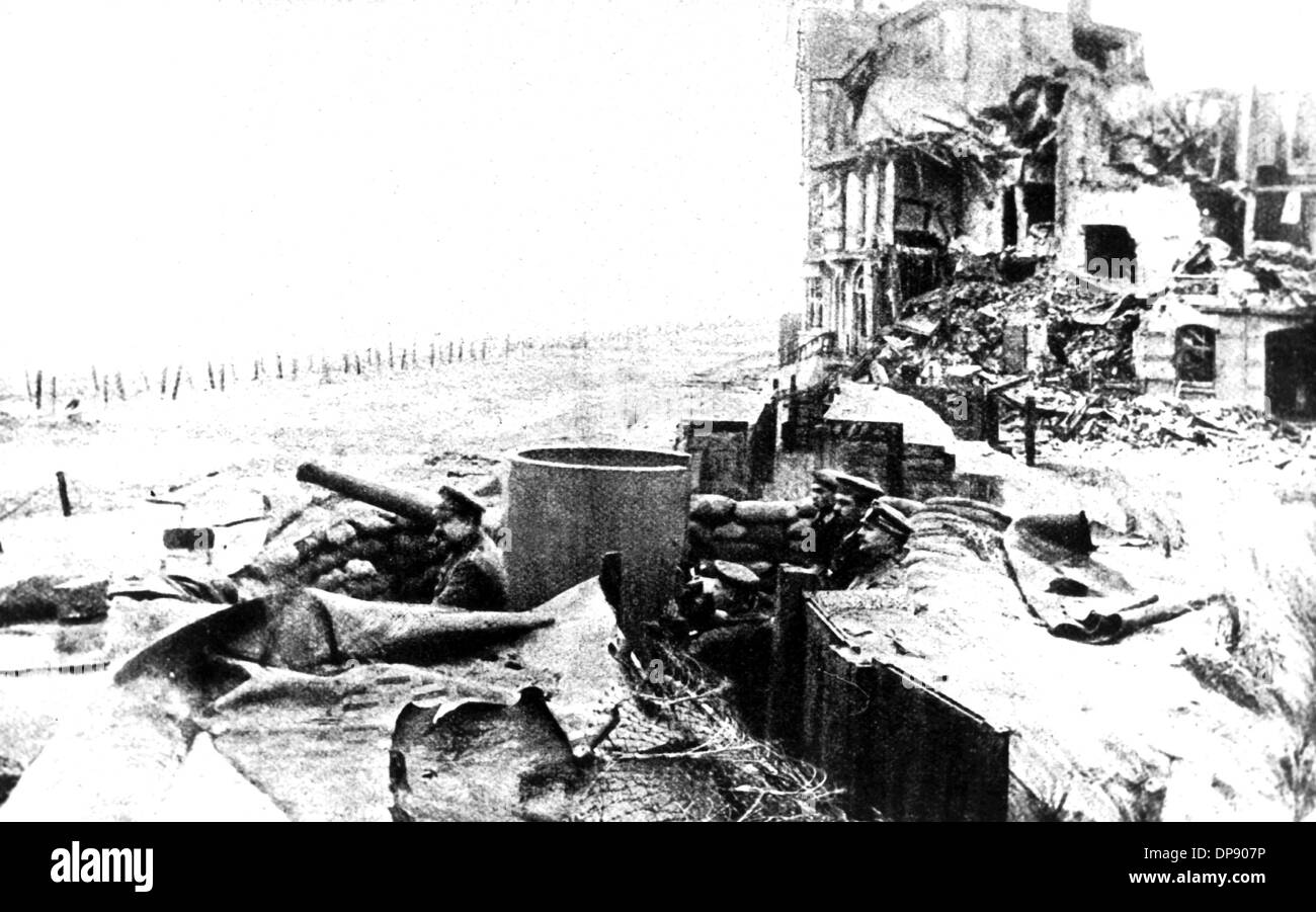 Forward deployed observation posts at the Flemish coast. The deadly ...