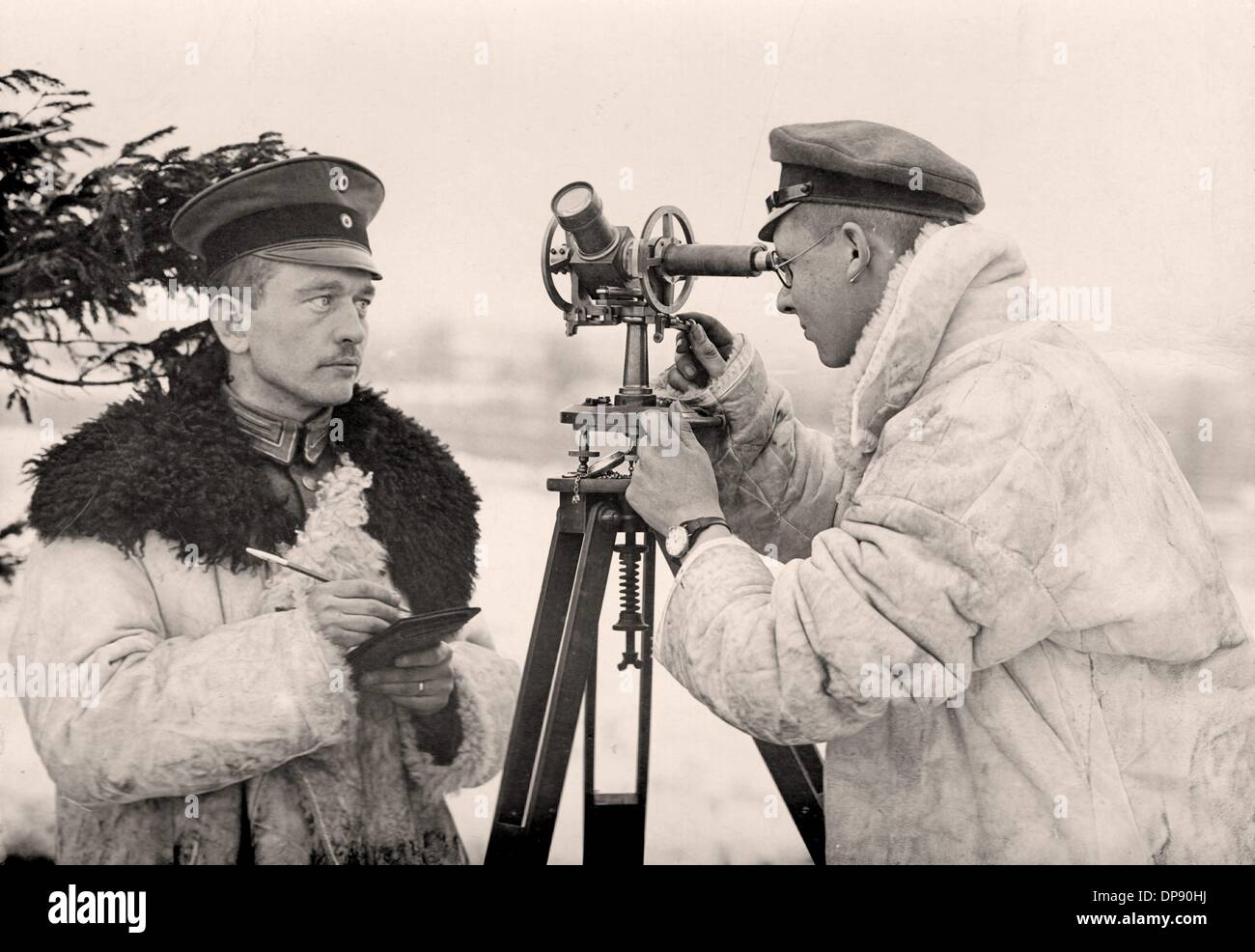 German soldiers measure the fields, place and date unknown. Fotoarchiv ...