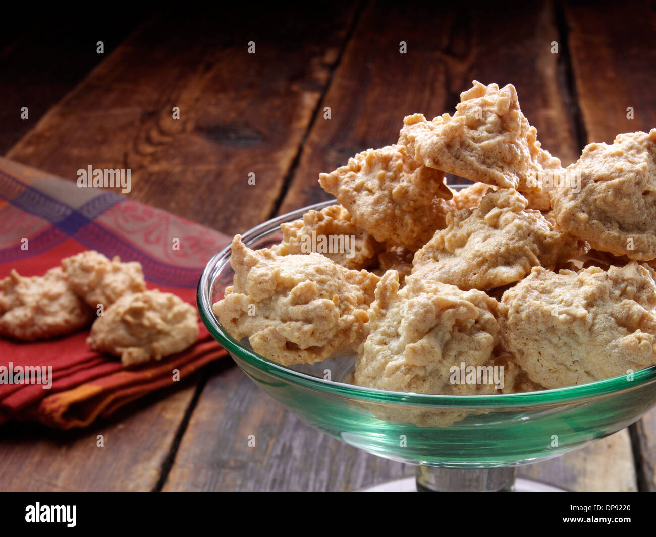 Nut meringues finger food hi-res stock photography and images - Alamy