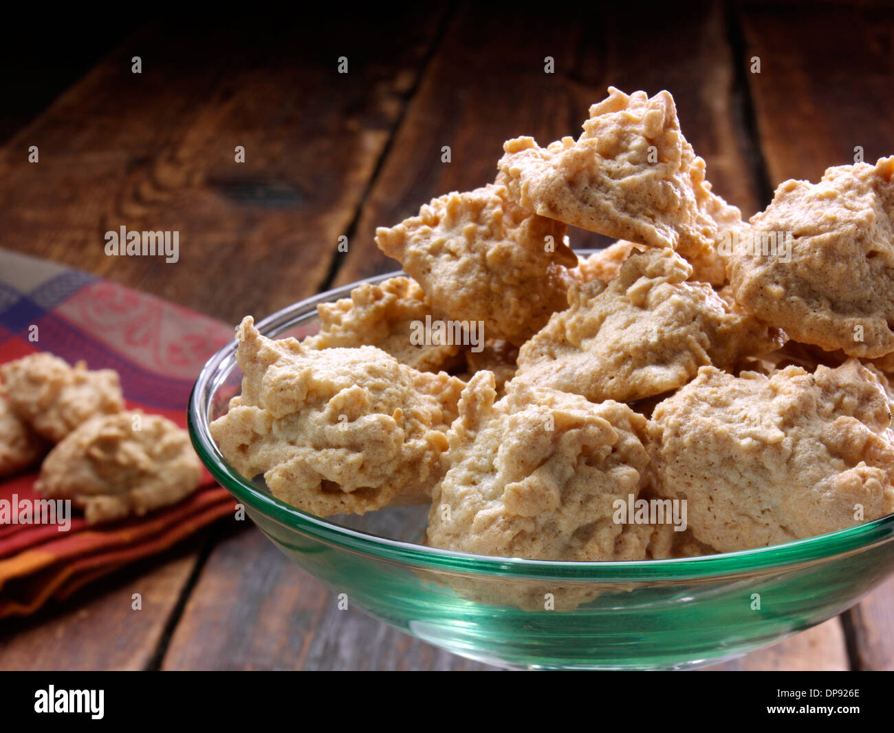 Nut meringues finger food hi-res stock photography and images - Alamy