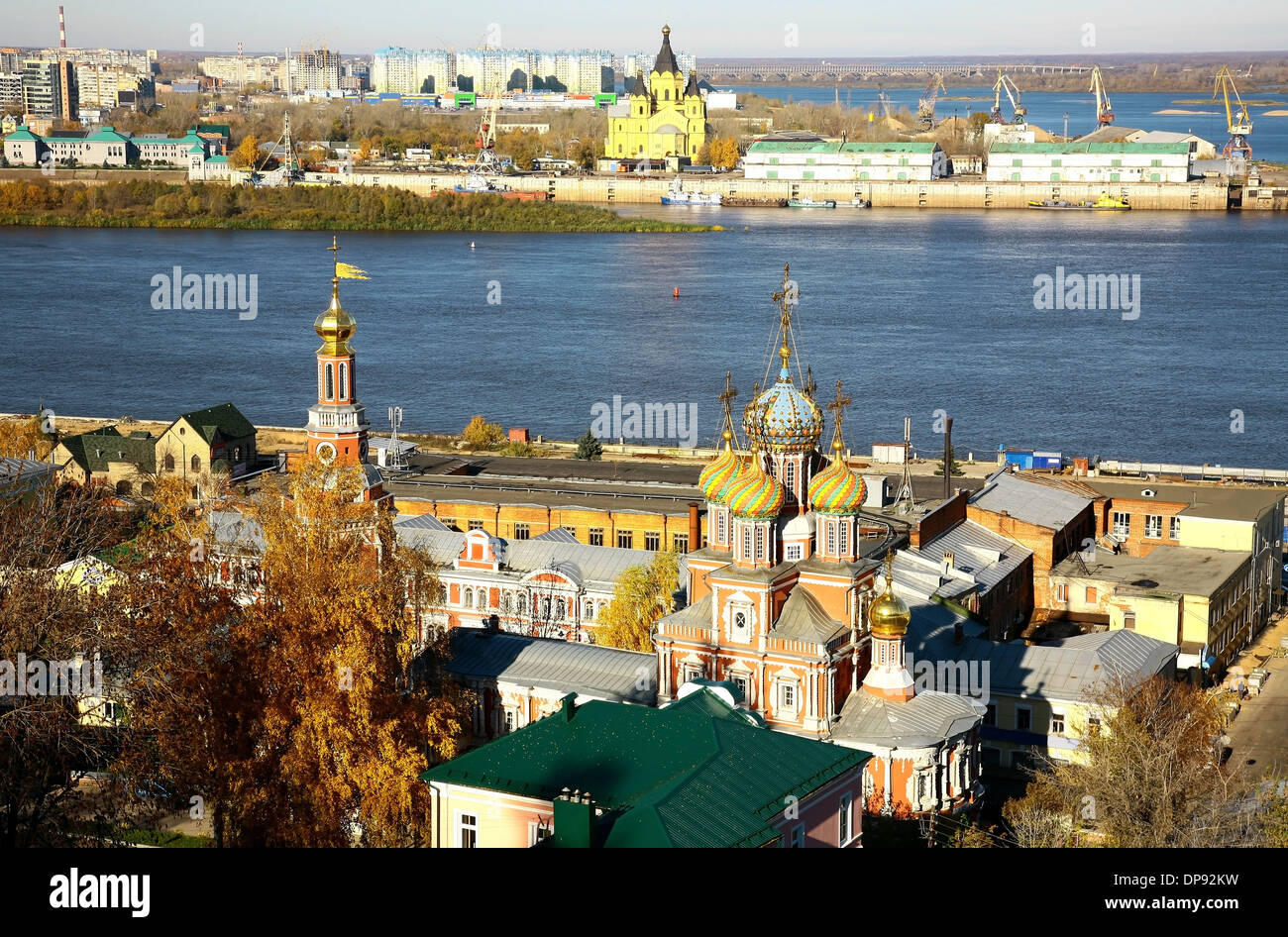 October autumn view of colorful Nizhny Novgorod Russia Stock Photo - Alamy