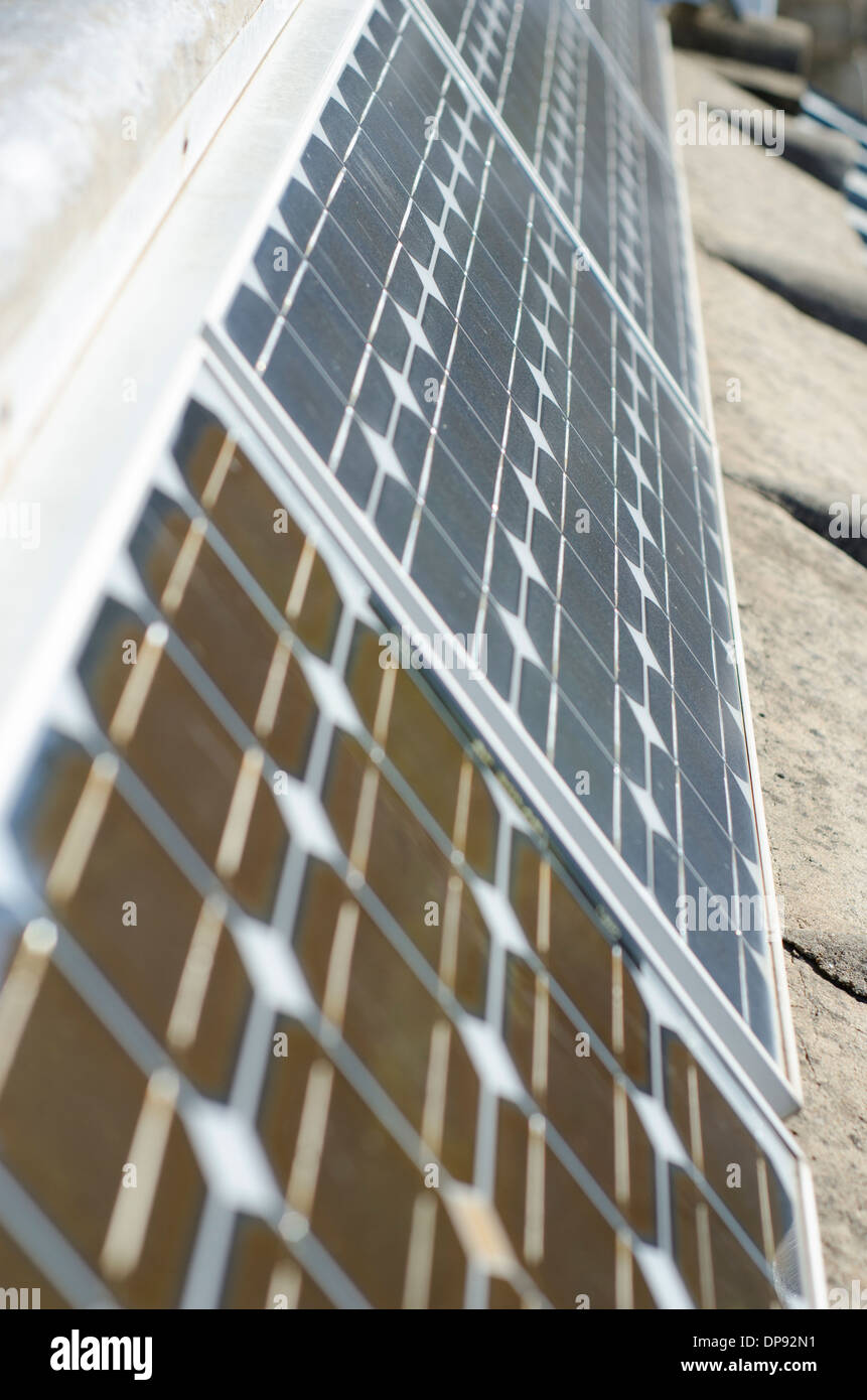 A medium home sized Solar panel Stock Photo - Alamy