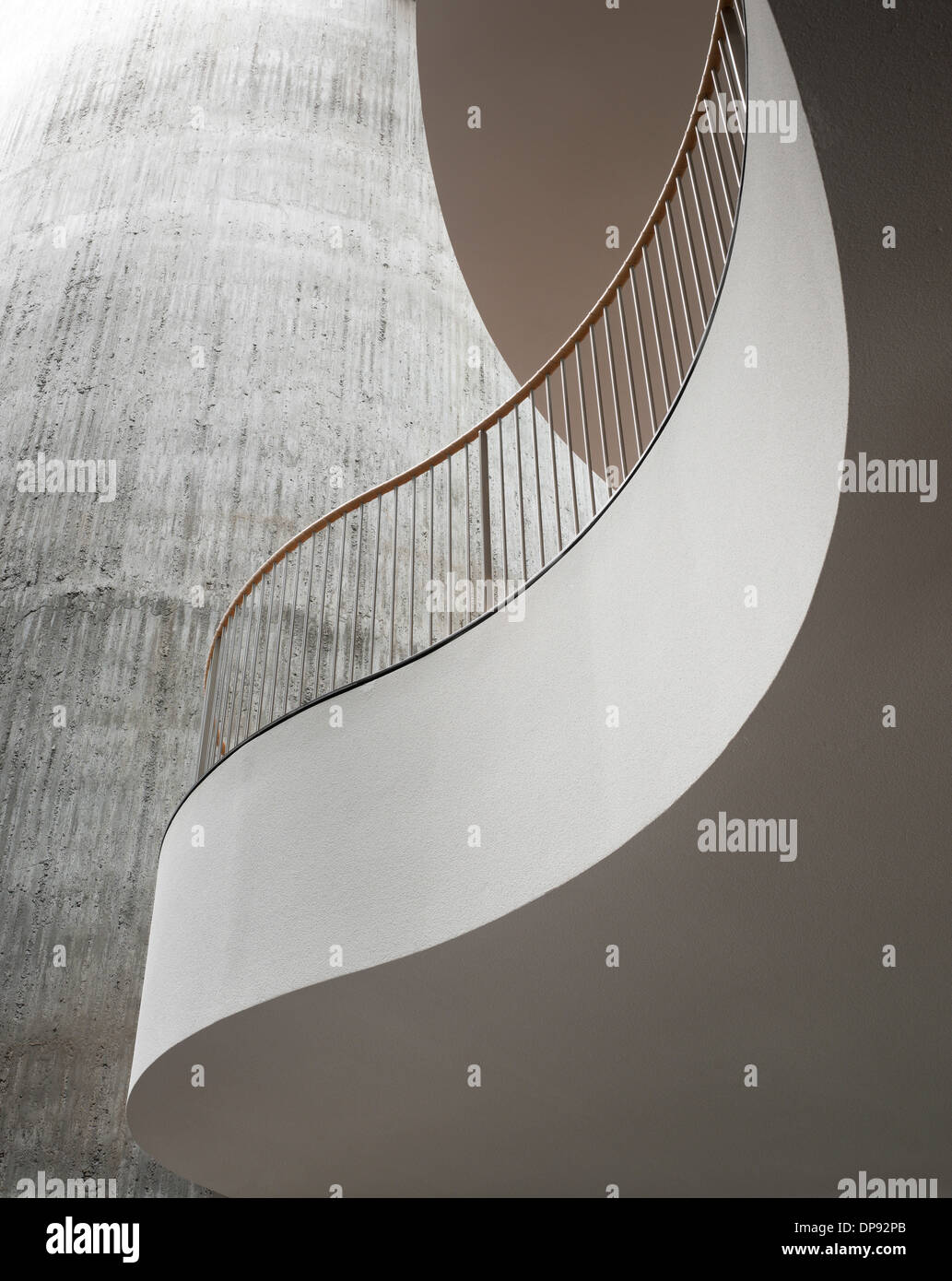 SEB Headquarters balcony interior, Copenhagen, Denmark Stock Photo - Alamy