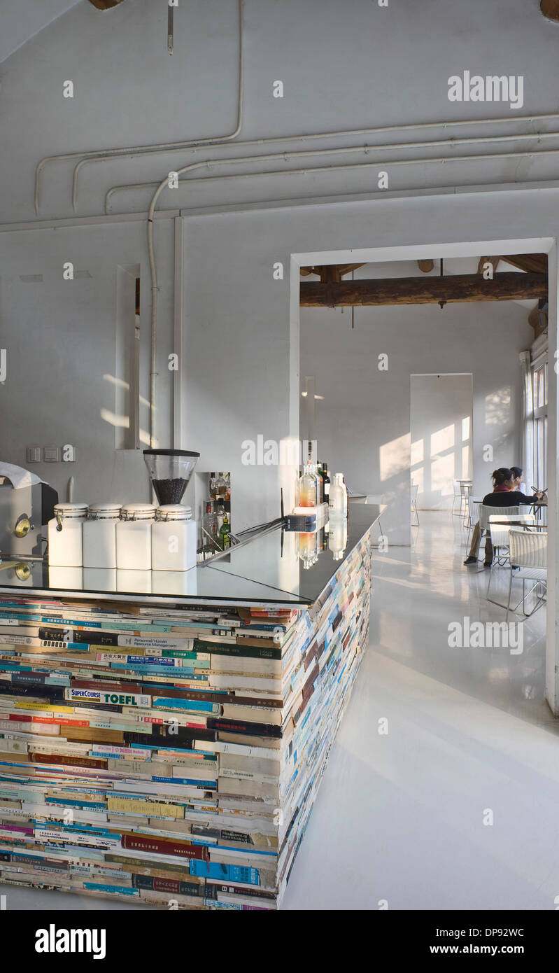 In the bar more that five thousand books in different languages have ...