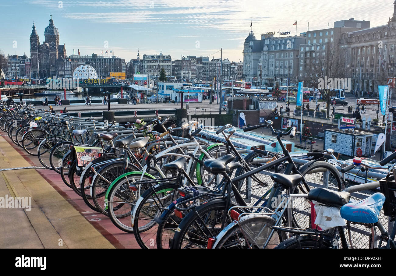 Amsterdam bikes hi-res stock photography and images - Alamy