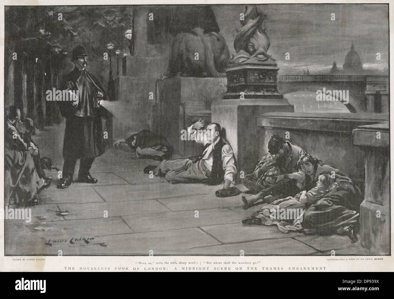 19th century london embankment hi-res stock photography and images - Alamy