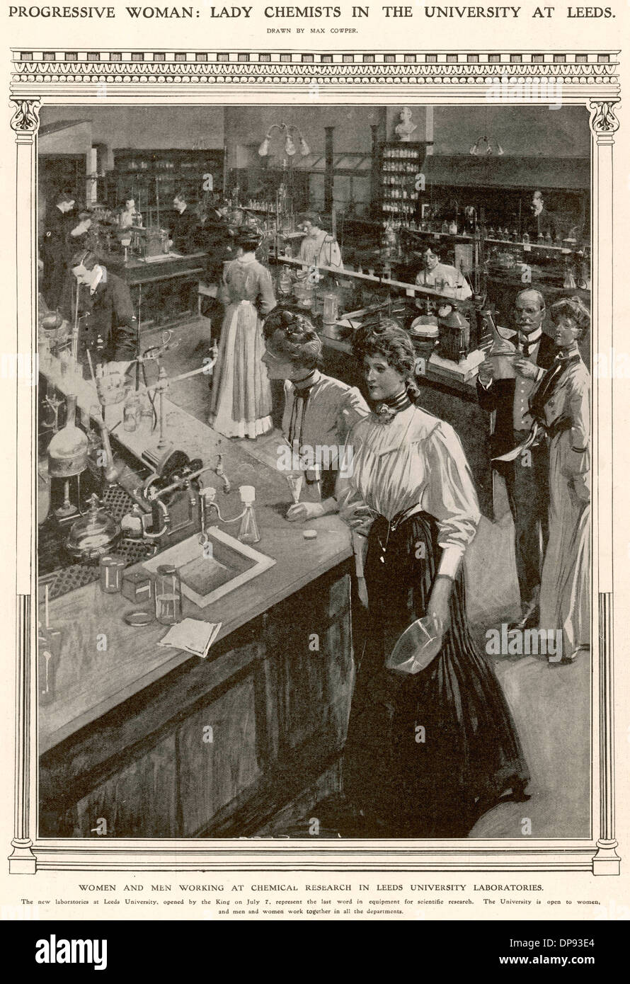 Chemistry laboratory 1900s hi-res stock photography and images - Alamy