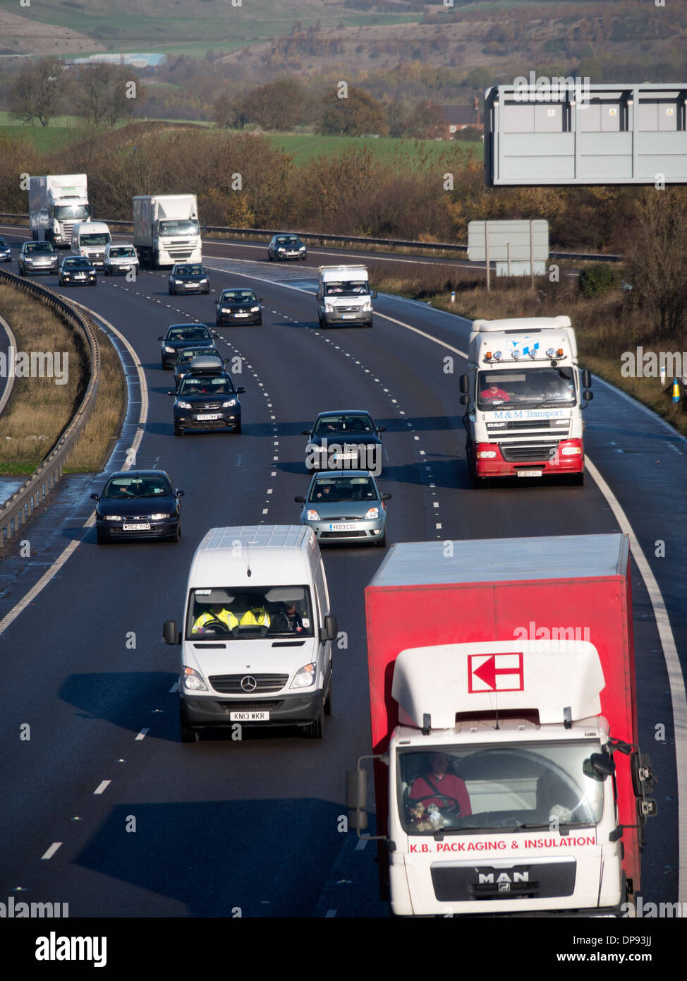 M1 motorway junction 28 hi-res stock photography and images - Alamy