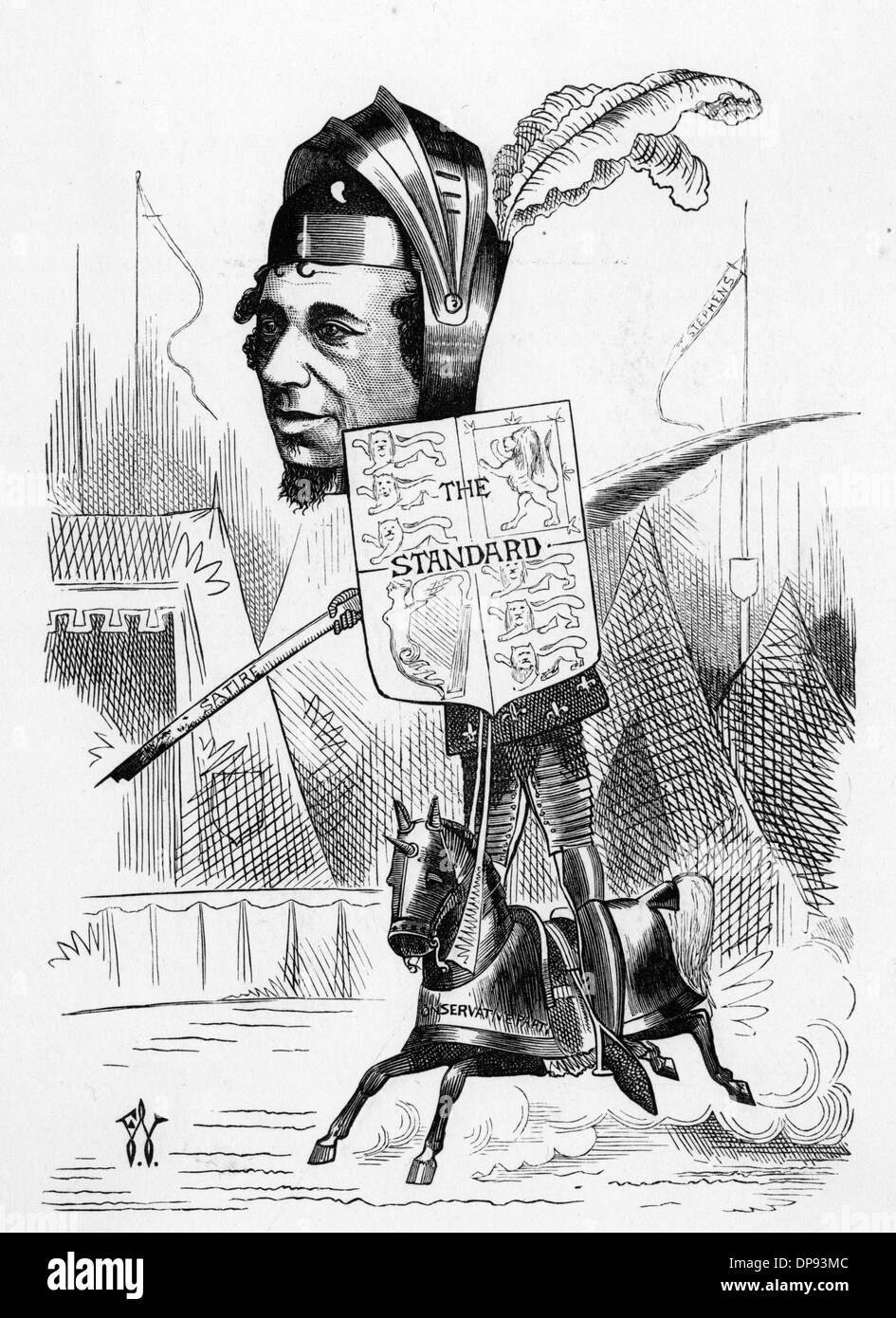 Benjamin disraeli cartoon hi-res stock photography and images - Alamy