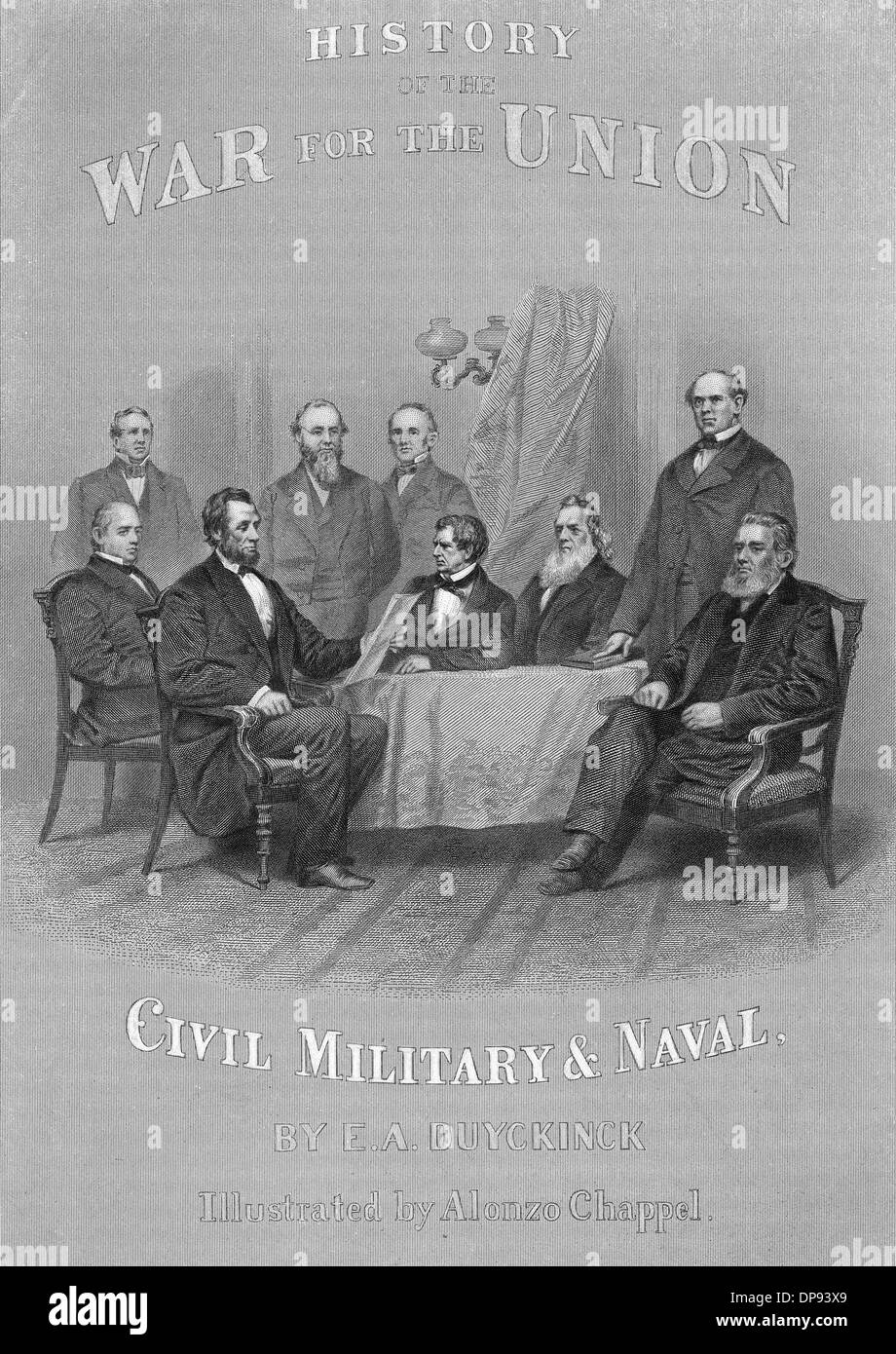 Abraham Lincoln reading the Emancipation Proclamation Stock Photo - Alamy