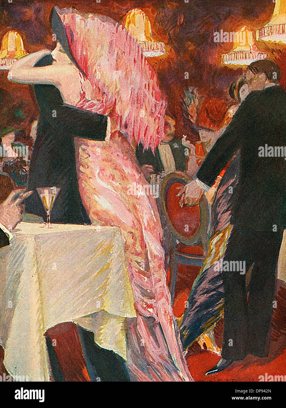 A Tango tea dance in Paris Stock Photo - Alamy