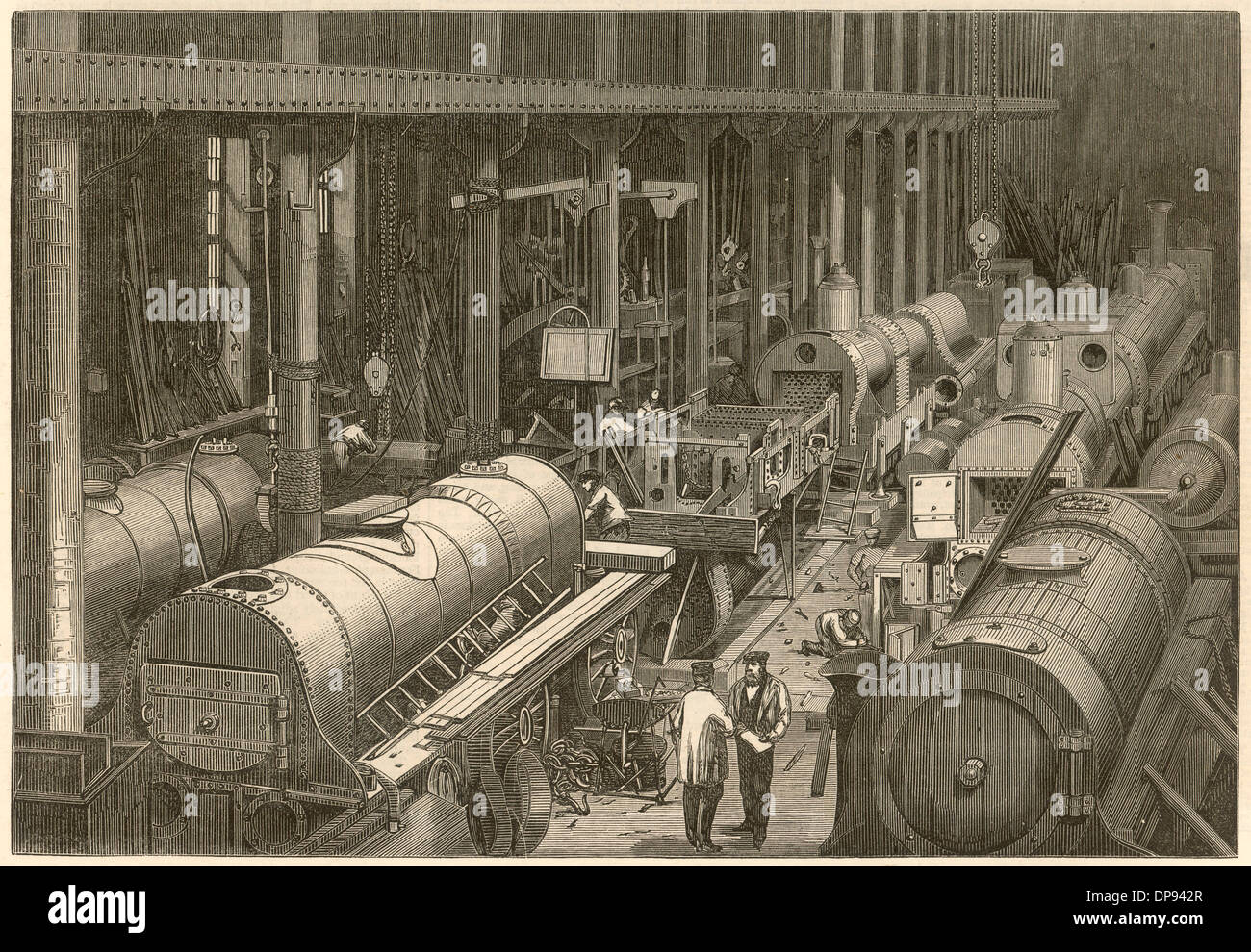 Railway train industry at Stephenson Works, Newcastle Stock Photo - Alamy
