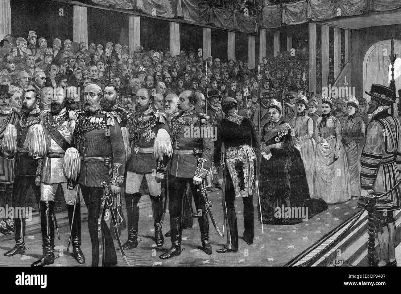 Royal procession at Westminster Abbey, London Stock Photo - Alamy