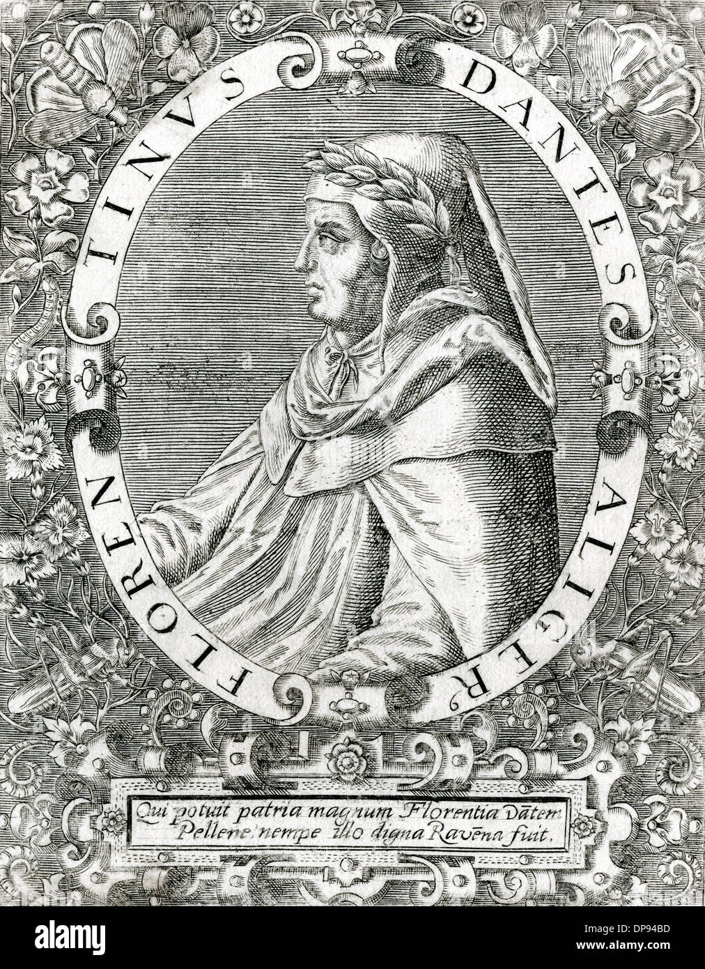 Dante Alighieri, Italian poet Stock Photo - Alamy