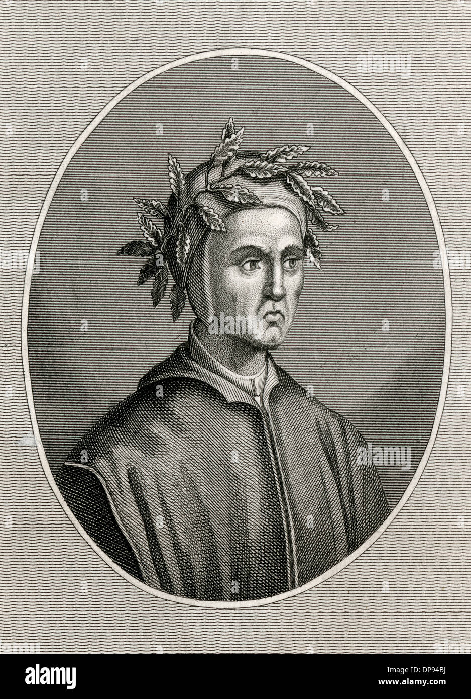 Dante Alighieri, Italian poet Stock Photo - Alamy