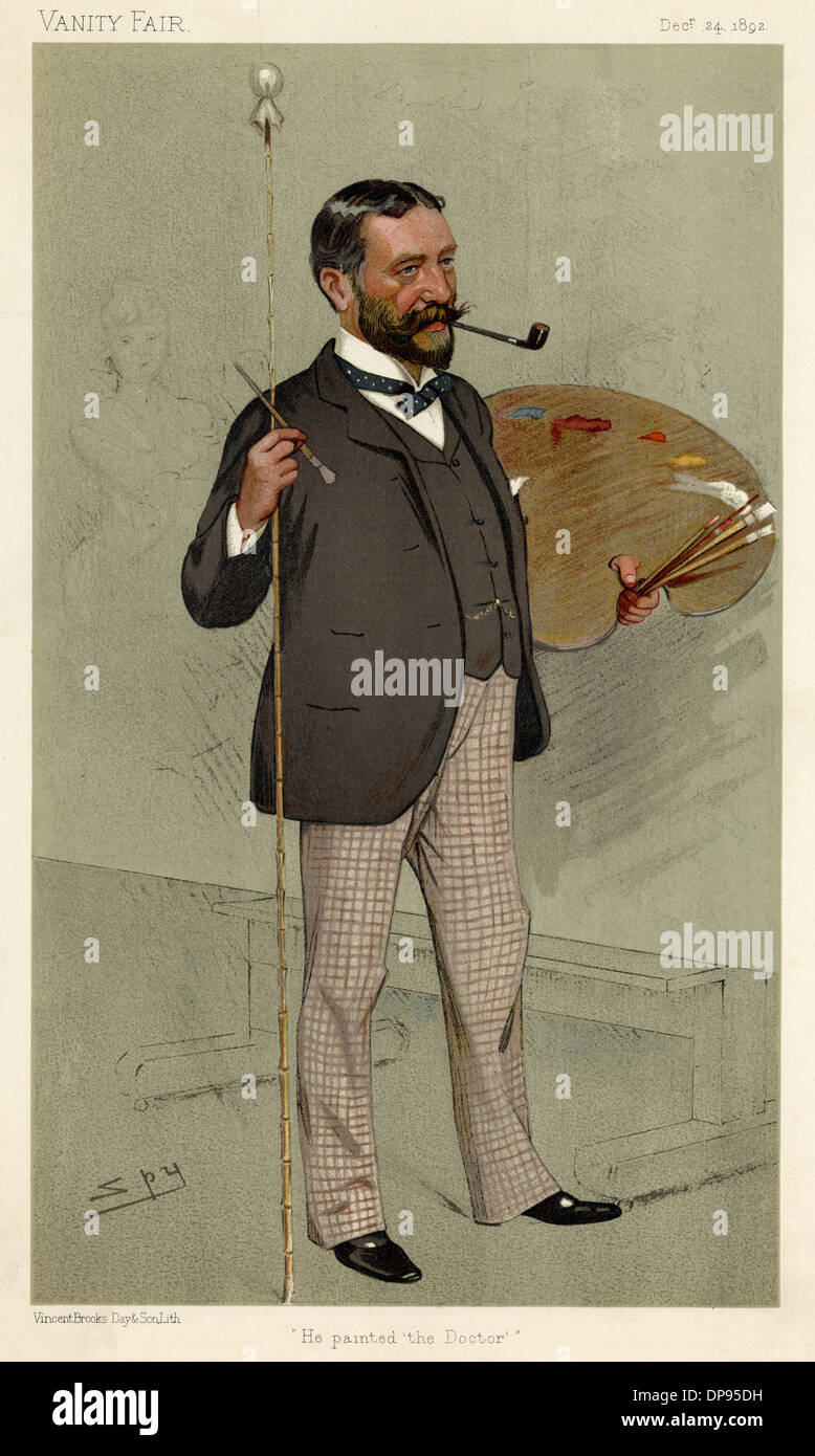 Artist Luke Fildes Stock Photo - Alamy