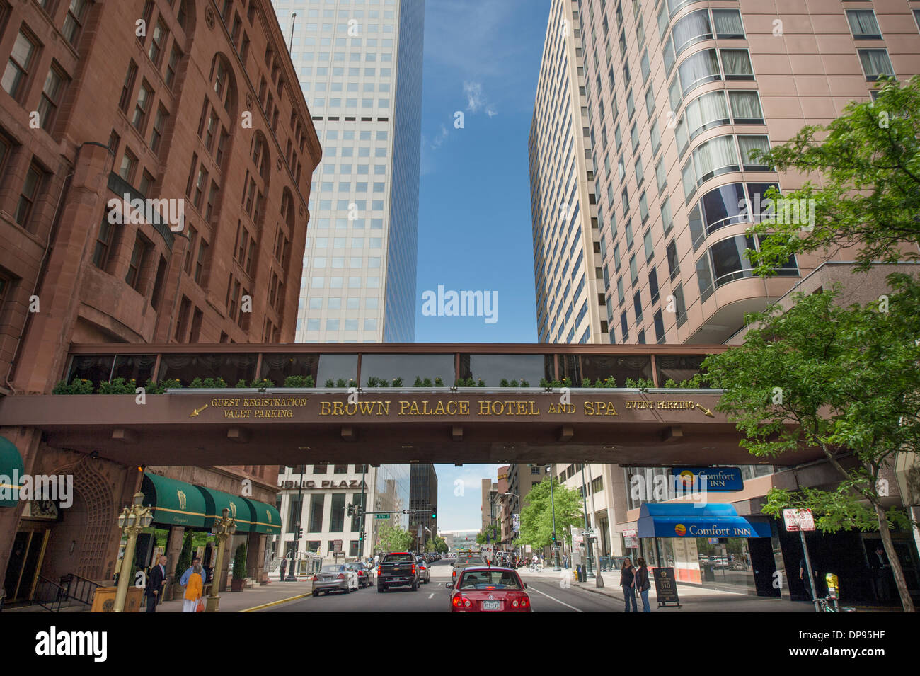 Brown Palace Hotel in Downtown Denver Stock Photo - Alamy