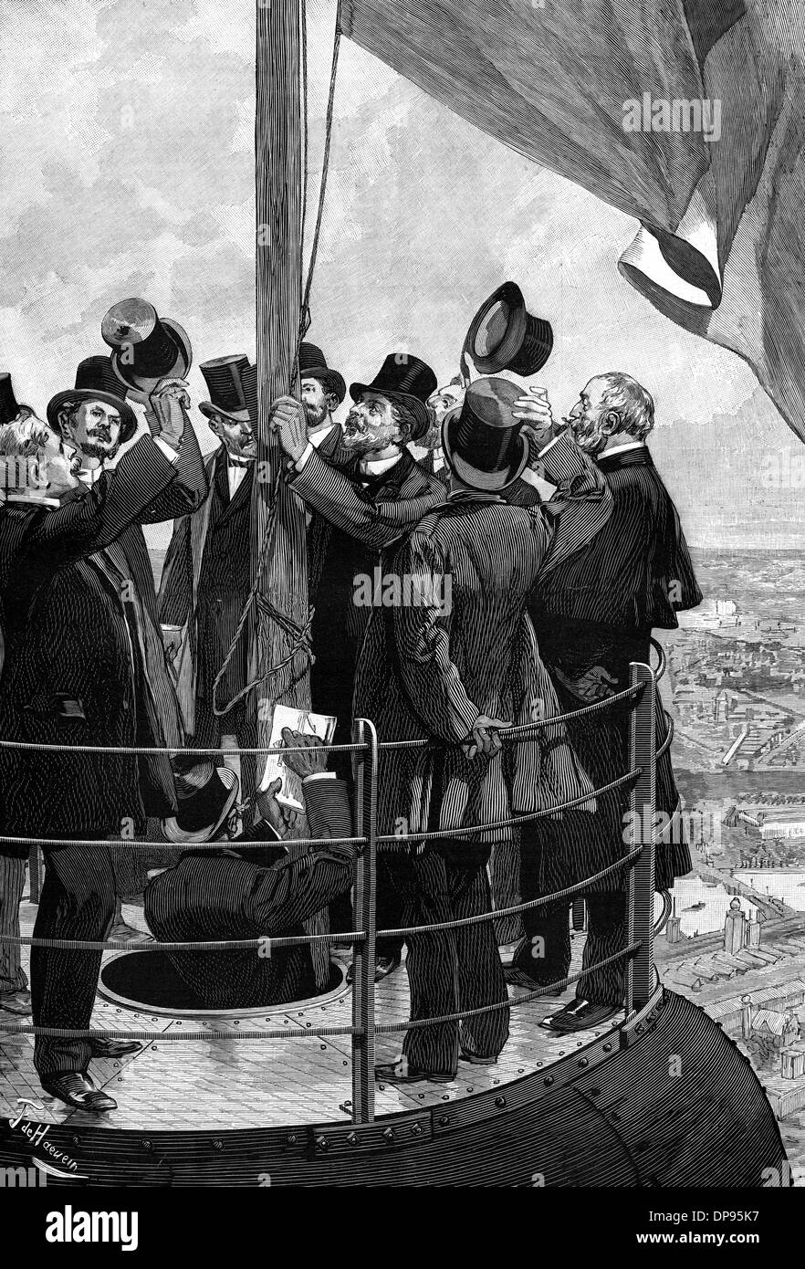 Eiffel tower 1889 hi-res stock photography and images - Alamy