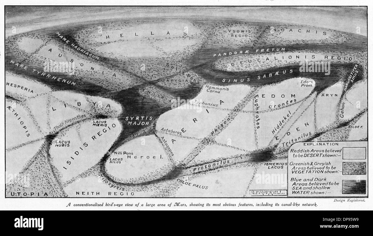 Mars martian canal hi-res stock photography and images - Alamy