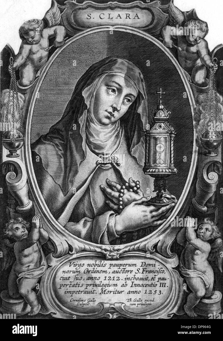 Saint clare of assisi hi-res stock photography and images - Alamy