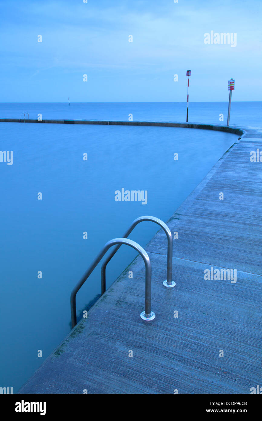 Boating Lake on Beach at Margate Stock Photo - Alamy