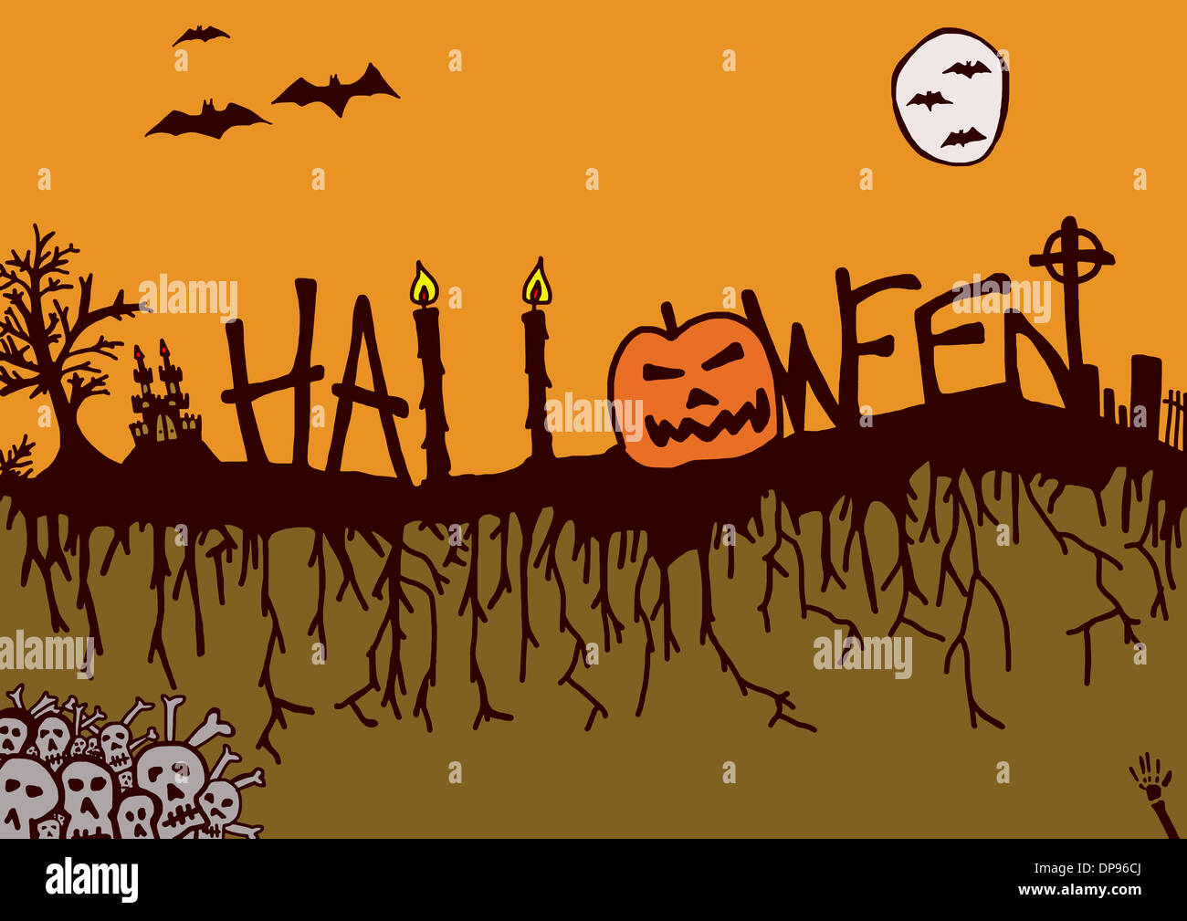 Scared skull hi-res stock photography and images - Alamy