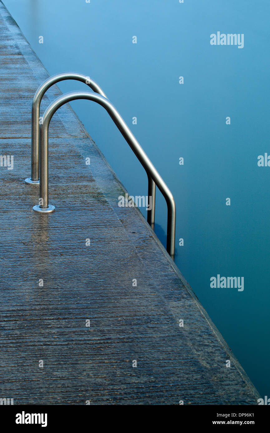 Boating Lake on Beach at Margate Stock Photo - Alamy