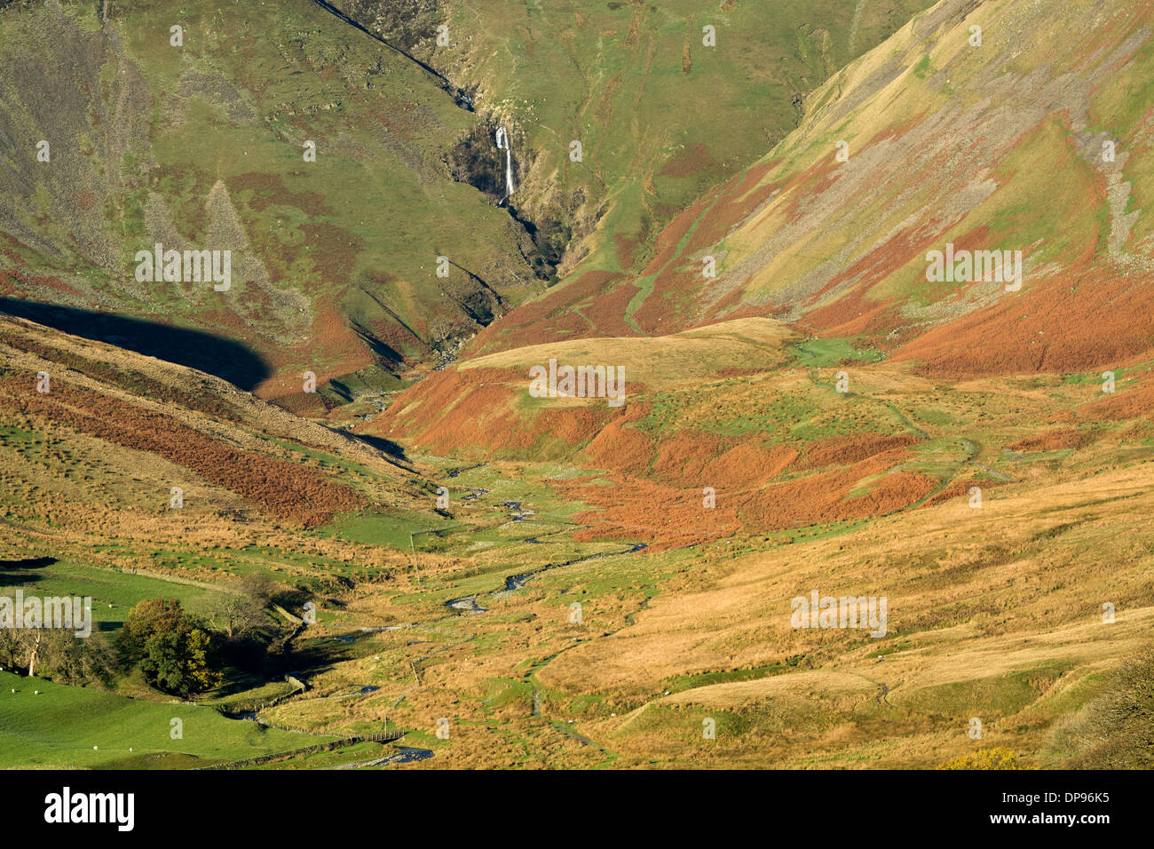 Cautley Spout in the Howgill Fells, near Sedbergh, Cumbria Stock Photo ...