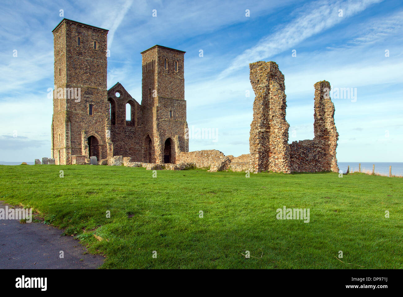 Reculver towers winter hi-res stock photography and images - Alamy