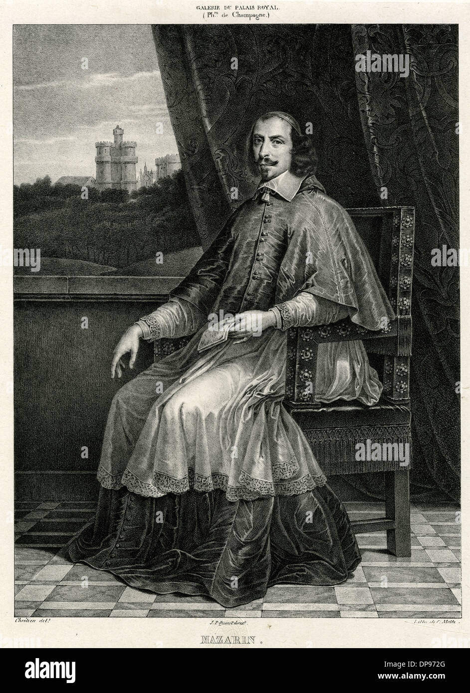 Jules mazarin french cardinal statesman hi-res stock photography and ...