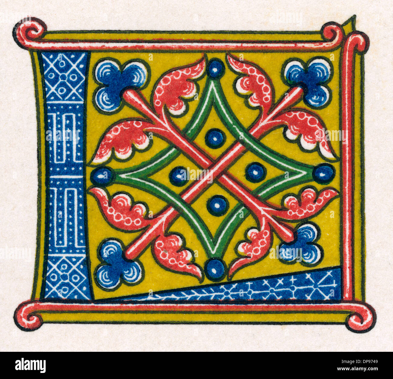 Illuminated Manuscripts Letter L