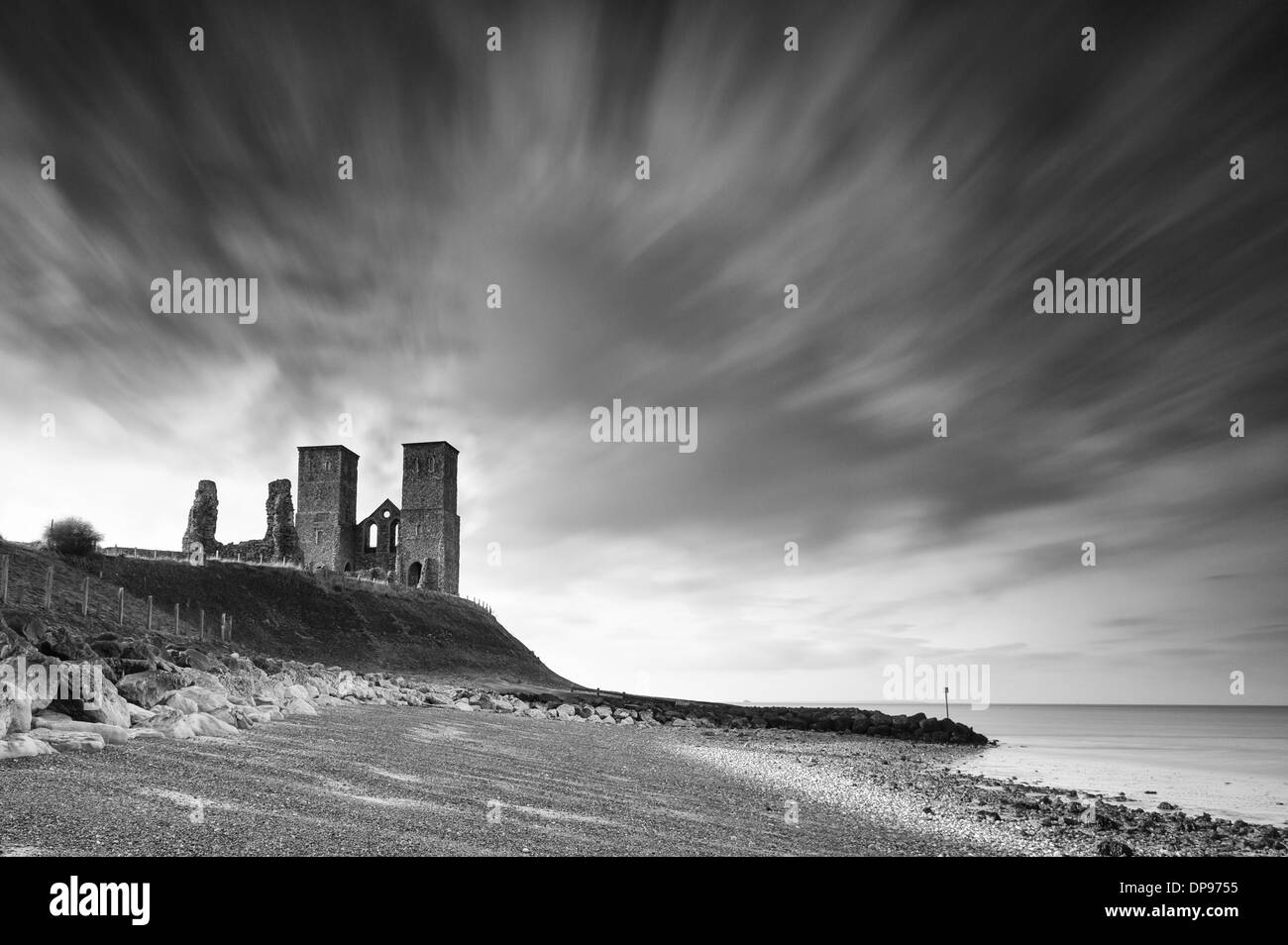Reculver towers winter hi-res stock photography and images - Alamy