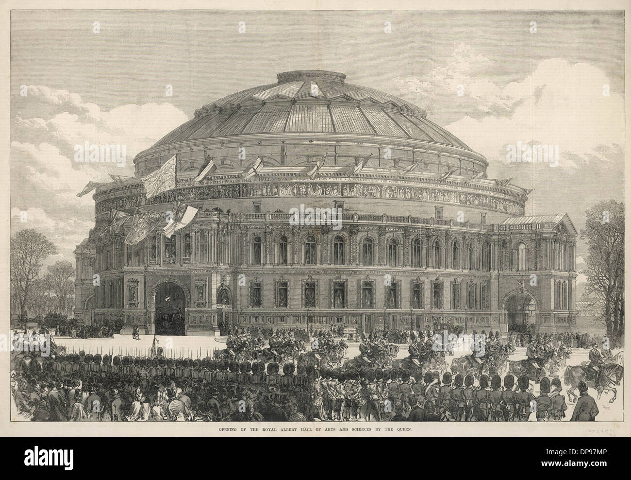 ALBERT HALL OPENED Stock Photo - Alamy
