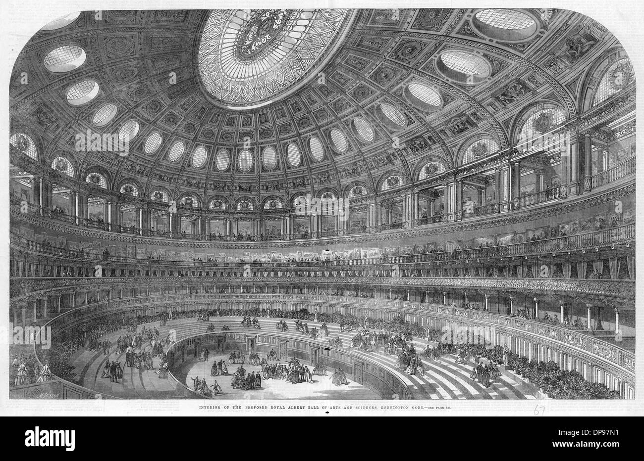 Royal albert hall london interior hi-res stock photography and images ...