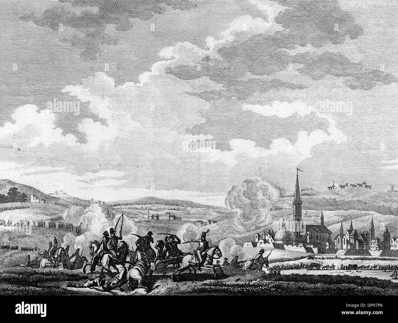 Battle of Neerwinden in the Revolutionary Wars, 1793 Stock Photo - Alamy