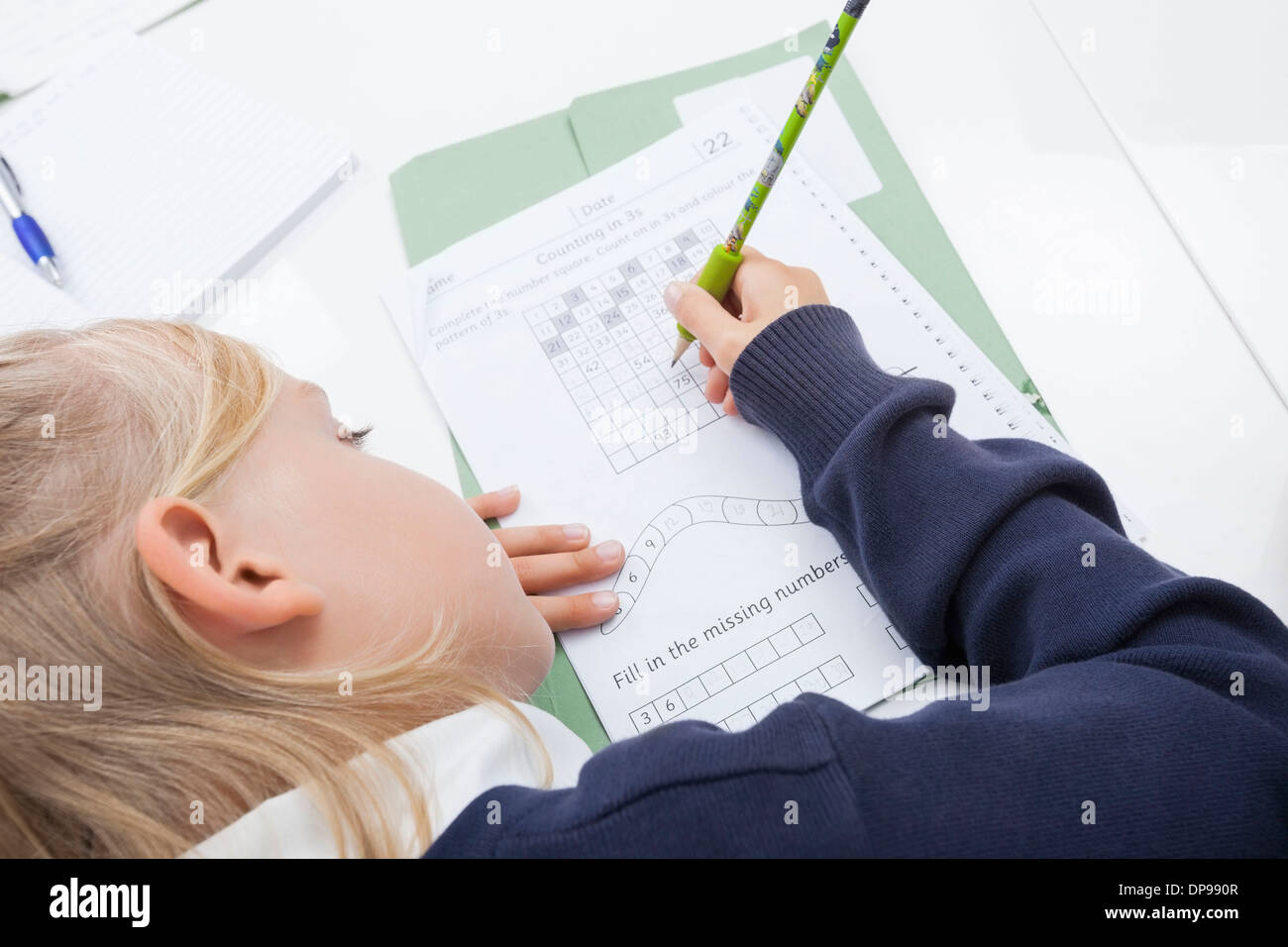 Table paper writing hi-res stock photography and images - Alamy