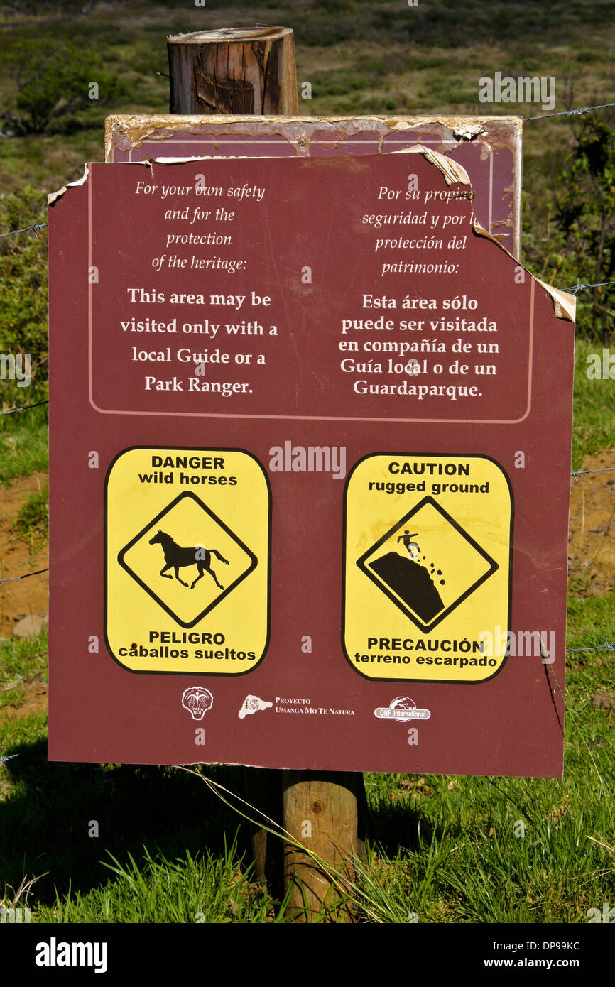 Chile warning sign hi-res stock photography and images - Alamy