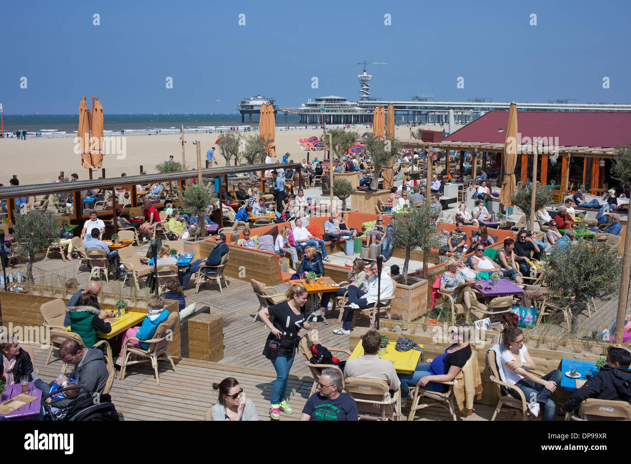 Beach bars scheveningen hi-res stock photography and images - Alamy