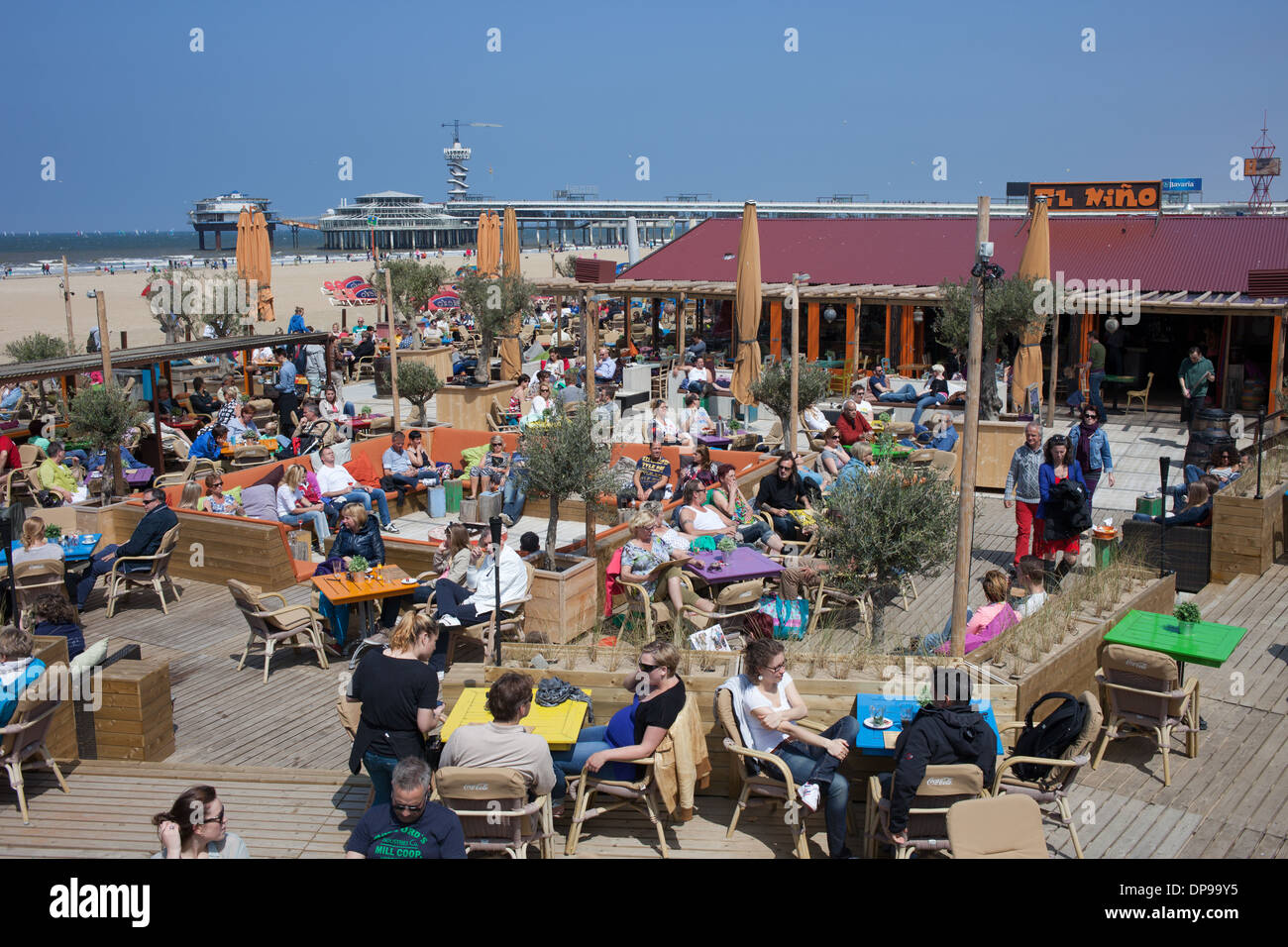 Beach bars scheveningen hi-res stock photography and images - Alamy