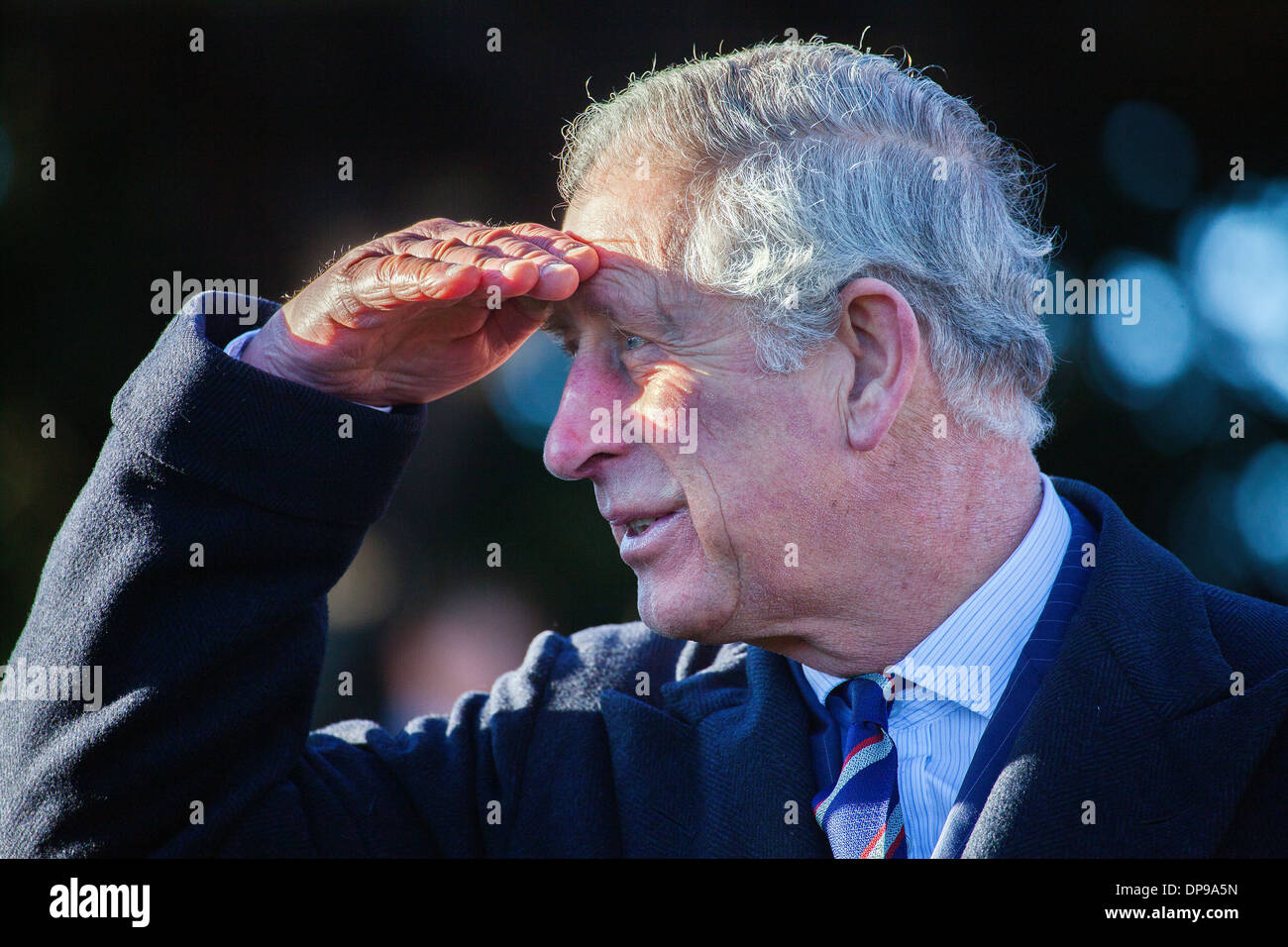 Prince Charles Duke of Cornwall attends the Royal Family service in ...