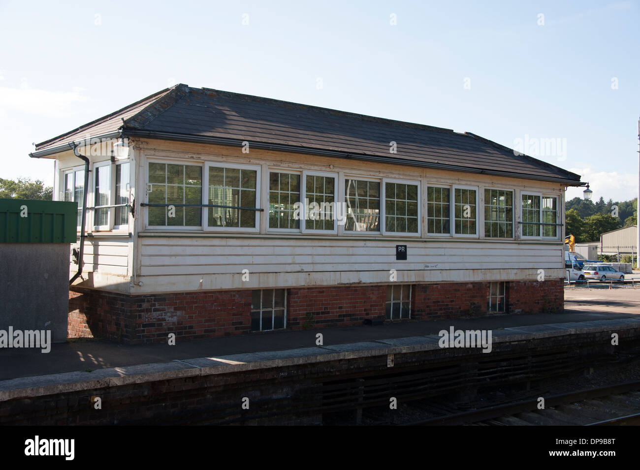 Train station signal box hi-res stock photography and images - Alamy