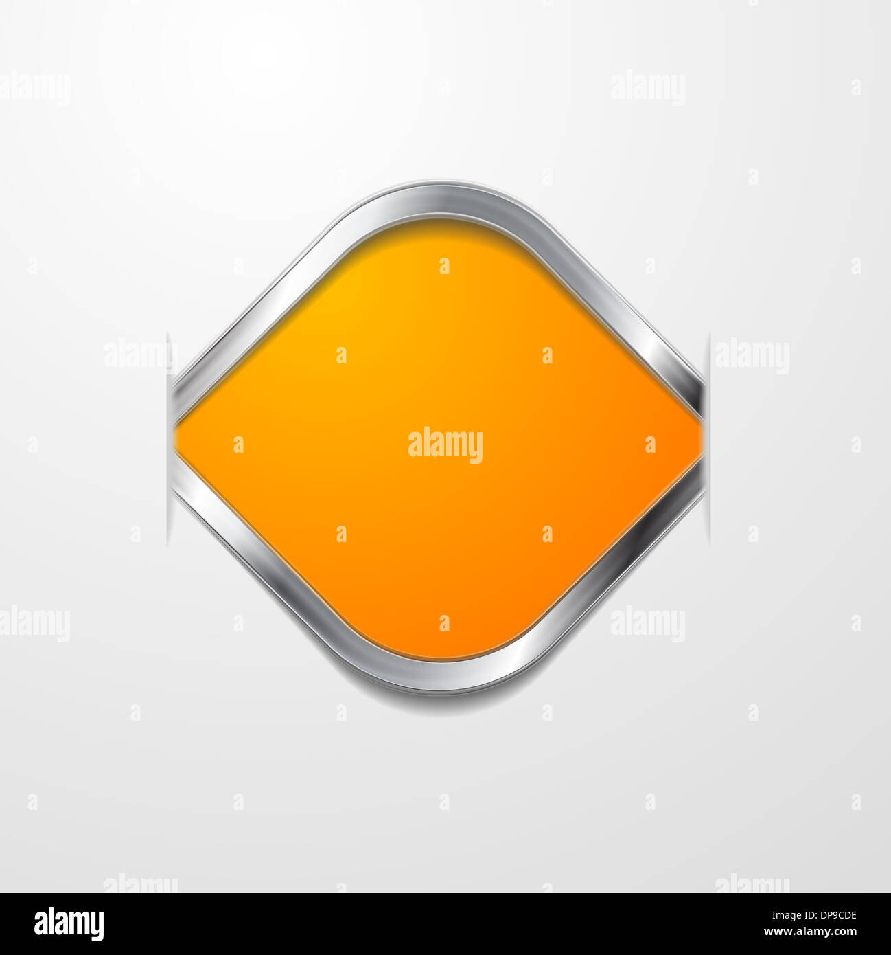 Abstract orange shape with silver frame. Vector background eps 10 Stock ...