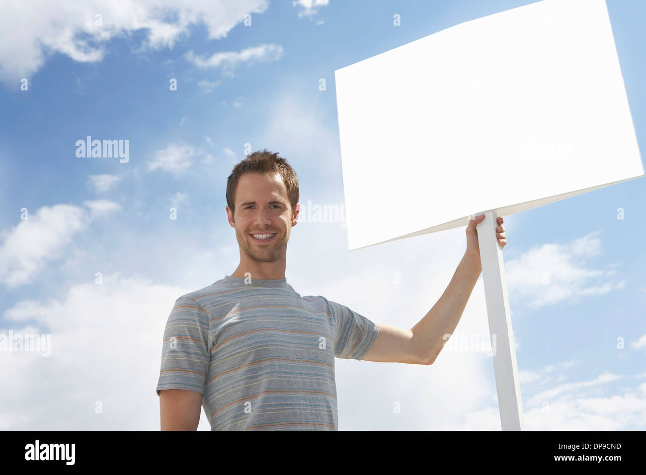 Portrait man sign hi-res stock photography and images - Alamy