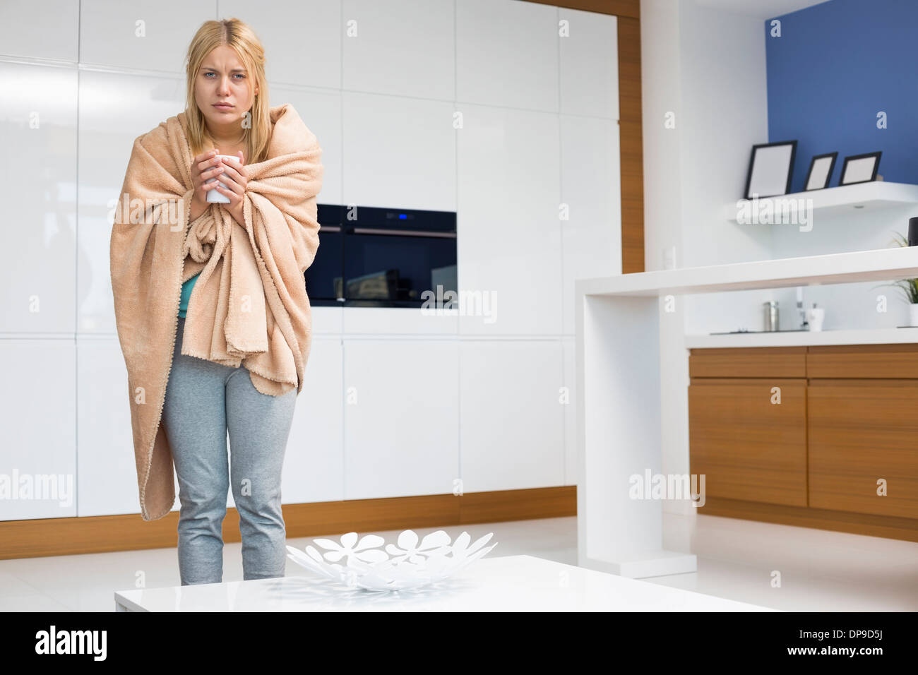 Wrapped in blanket hi-res stock photography and images - Alamy